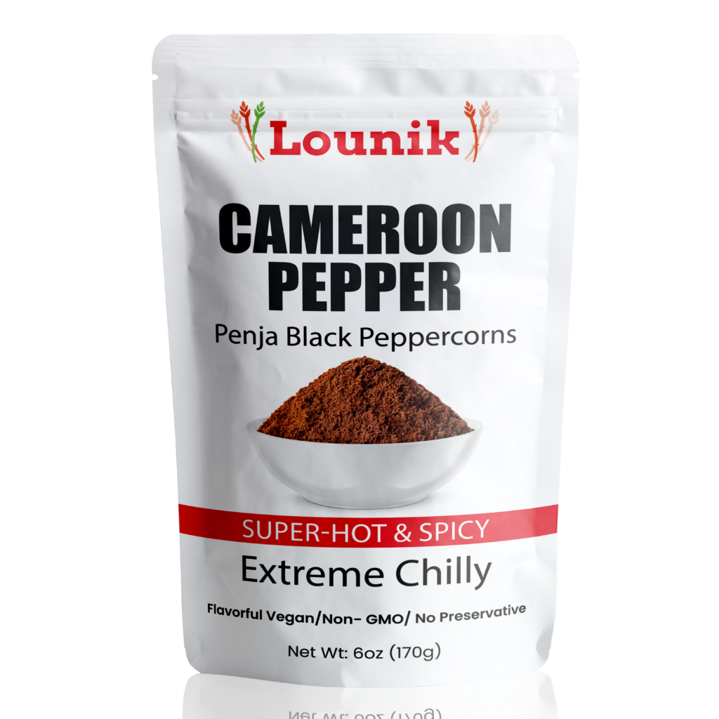 Pepper-Cameroon Hot Chilil Pepper- Black Pepper- 170 grams - Aadan ...