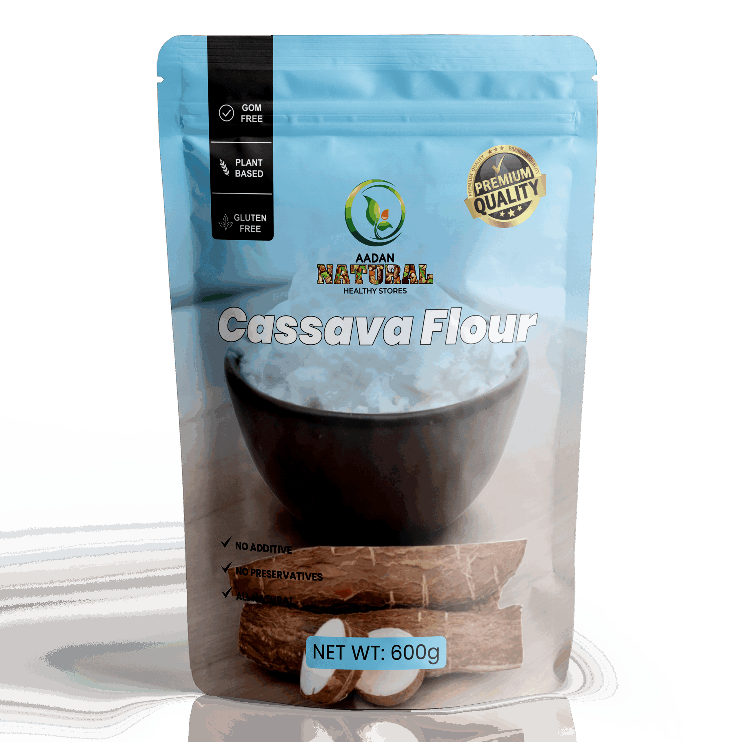 Cassava Flour- 600 Grams - Aadan Natural Healthy Store