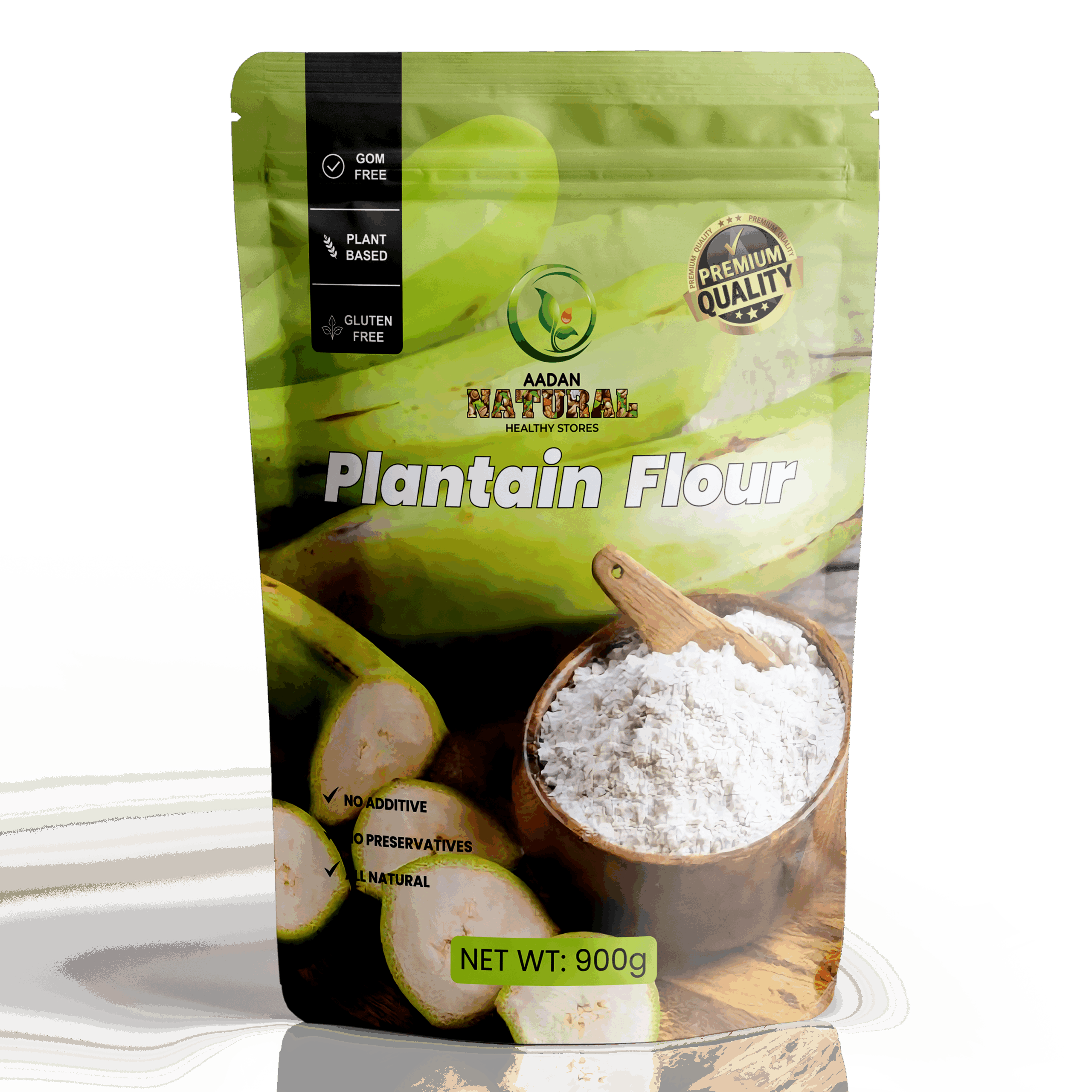 Plantain Flour- 900 grams - Aadan Natural Healthy Store